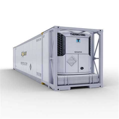 Reefer Container 53ft 3d Model Turbosquid 1990311