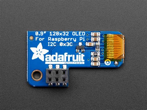 Adafruit Pioled 128x32 Monochrome Oled Add On For Raspberry Pi Id