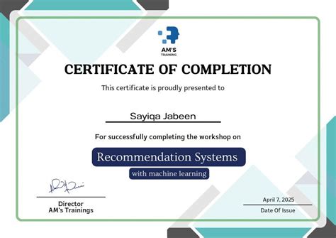 Machinelearning Recommendationsystems Ai Datascience Sayiqa Jabeen