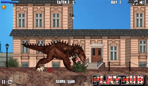 London Rex 티라노 공룡 액션 게임 플래시게임 러플래시 게임 아카이브