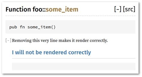 Rustdoc Markdown Headers Dont Get Recognized In Certain Cases · Issue 33771 · Rust Langrust