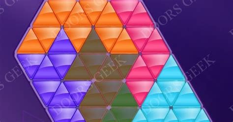 Block Triangle Puzzle Intermediate Level 38 Solution ~ Doors Geek