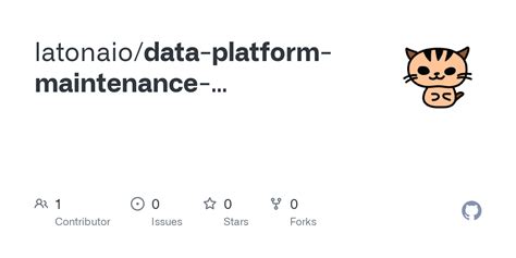 Github Latonaio Data Platform Maintenance Notification Sql