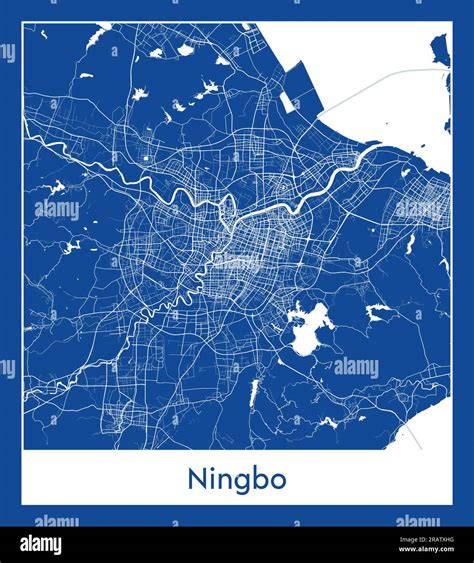 Ningbo Shanghai China Route Map