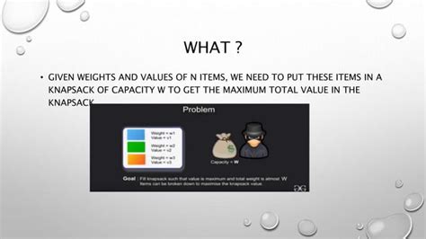 Knapsack Problem Algorithm Greedy Algorithm Ppt