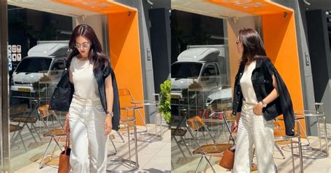 43세 배우가 빨간 쪼리 신고 선글라스 끼니 못 알아볼 뻔너무 힙해 스타와 패션