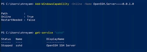 Having Trouble With Starting Openssh Server Service On Windows Vm Not Able To Do Ssh From Linux