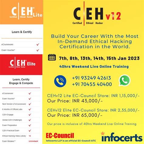 Infocerts Cybersecurity And Grc Certifications On Linkedin Cehv12 Certified Ethical Hacking
