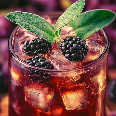 Blackberry Sage Iced Tea Recipe Instant Downloadable Guide Etsy