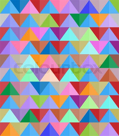 Abstract Modern Colorful Background With Triangular Shapes Colourbox