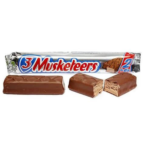 3 Musketeers King Size Candy Bars 24 Piece Box Candy Store