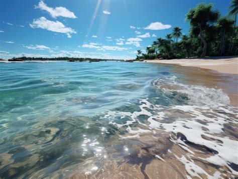 Premium Ai Image Azure Serenity Created With Generative Ai