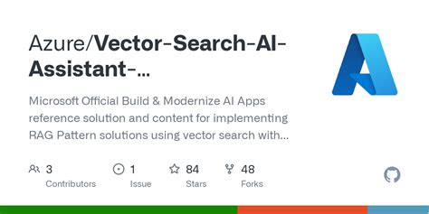 Github Azurevector Search Ai Assistant Mongodbvcore Microsoft