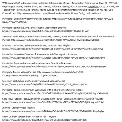 haradhan pal on linkedin refer the below playlists to learn important concept of automation