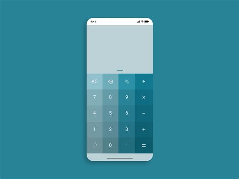 Calculator UI For A Phone Daily UI 004 By Ravvleen Kaour On Dribbble