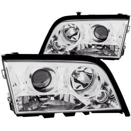 Anzo 1994 2000 Mercedes Benz C Class W202 Projector Headlights Chrome
