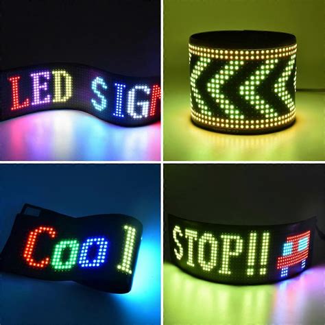 Led Pixel Panel Usb 5v Flexible Led Module Rgb Scrolling Text Animation Display Bluetooth App