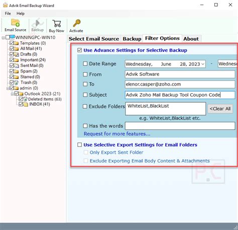 Advik Zoho Mail Backup Tool 80 Off Coupn Code 2025