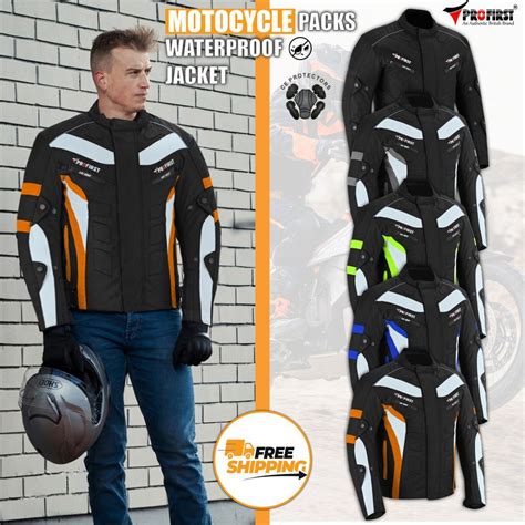 Biker Jacket Men Profirst Motorcycle Jacket Waterproof Ce Armored