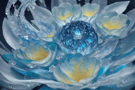 Premium Ai Image Watercolor Flower Uhd Wallpaper Stock Photographic Image