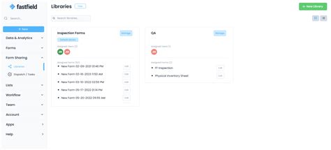 Assigning And Removing Forms In Libraries Fastfield Mobile Forms Help Center