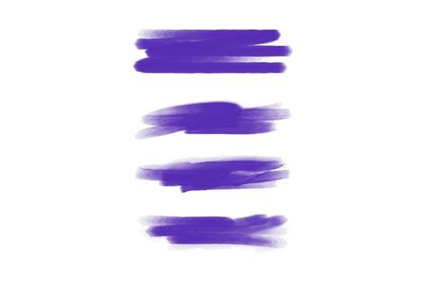 Premium Vector Water Color Brush Set