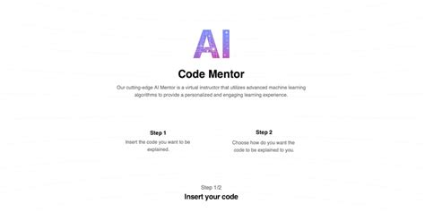 Ai Code Mentor Virtual Instructor That Utilizes Ai To Help You Learn