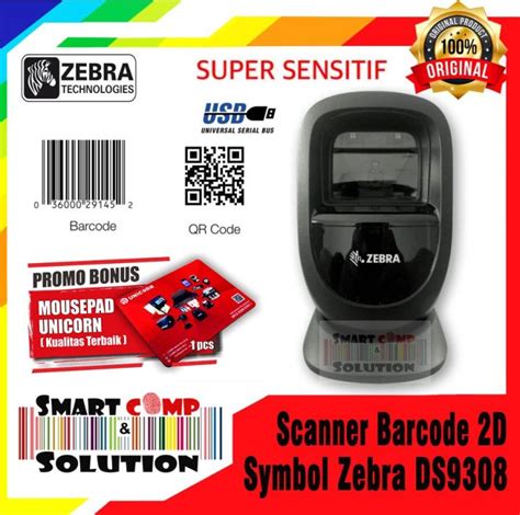 2d Barcode Scanner Zebra Ds9308 Pengganti Symbol Ds9208 Efaktur Qrcode
