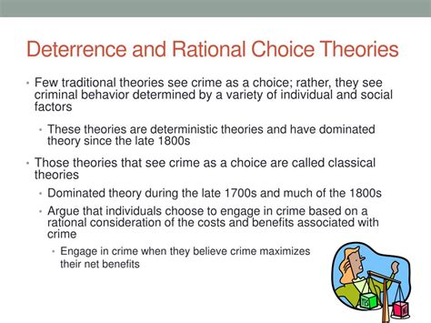 Ppt Reviving Classical Theory Deterrence And Rational Choice Theories Powerpoint Presentation