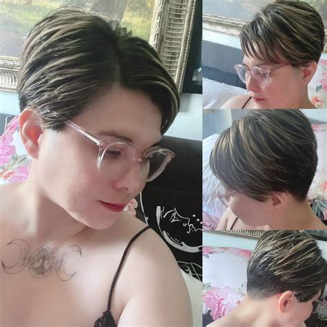 A Foxy Von Heart Pixie Cut