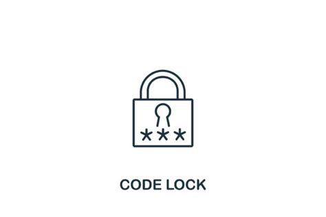 Code Lock Icon From Security Collection Graphic By Aimagenarium Creative Fabrica