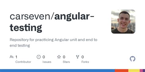 GitHub Carseven Angular Testing Repository For Practicing Angular Unit And End To End Testing