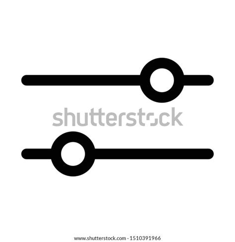 Filter Control Settings Isolated Minimal Icon Stock Vector Royalty Free 1510391966 Shutterstock