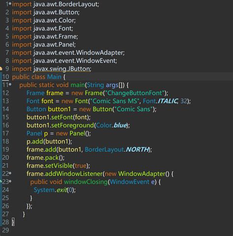 java why setfont function can t work correctly stack overflow