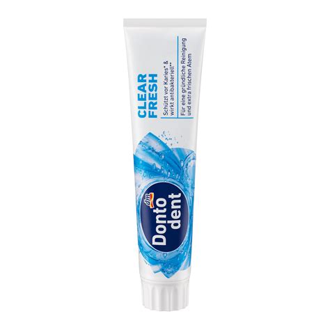Dontodent Toothpaste Clear Fresh 125 Ml European B2b