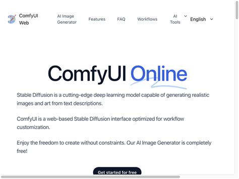 Comfyui Web Ai Beeldgeneratoren