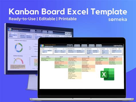 Kanban Board Excel Template Agile Project Management Task Tracker Spreadsheet Manage To Do