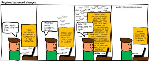 Password Requirements ModernHusbandComics Com