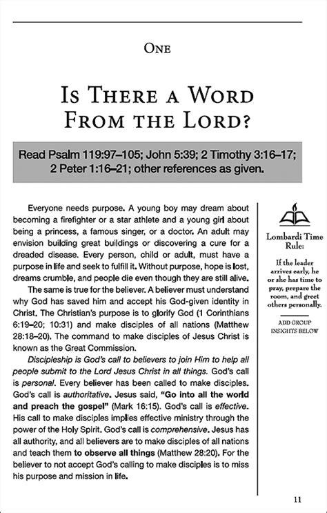 Discipleship Bible Study Lamplighters International