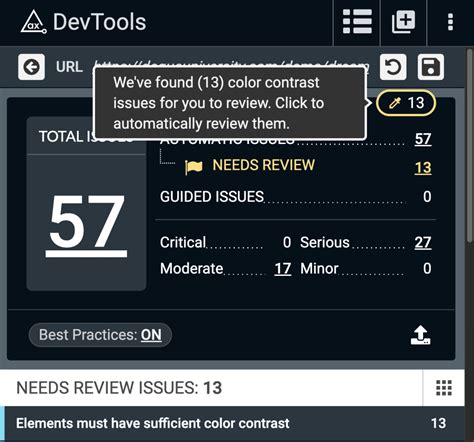 Axe DevTools Update New Color Contrast Analyzer Deque
