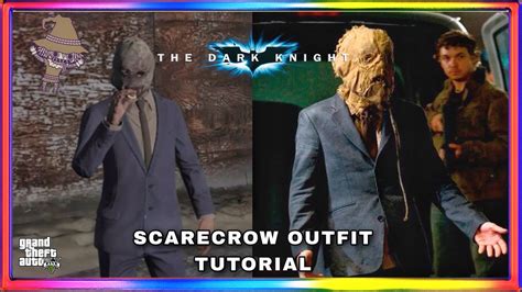 Gta Online How To Make Scarecrow Outfit Tutorial The Dark Knight Movie