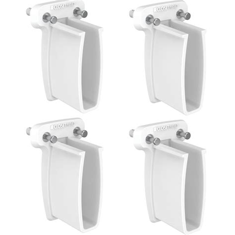 Closetmaid End Bracket For Total Slide 4 Pack