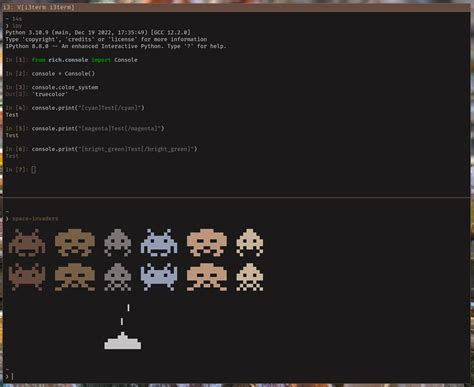 ttextual should use system terminal colors for cyan etc · issue 1609
