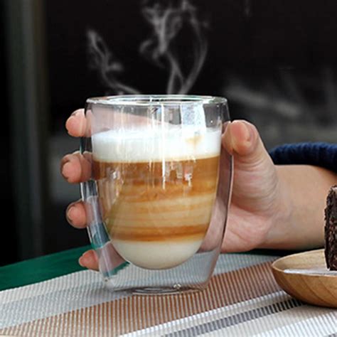 Новинка 1 шт 80 мл 650 мл термостойкая стеклянная чашка с двойными стенками пиво кофе