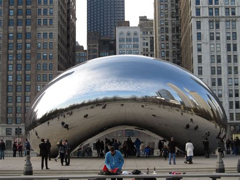 The Bean Chicago Cloud Gate Landmarks Clouds All For One