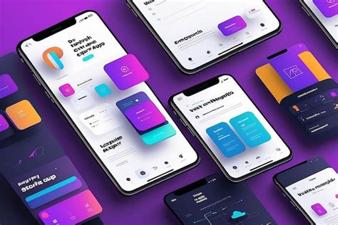 Premium Photo Website And App Uiux Illustration Mockup