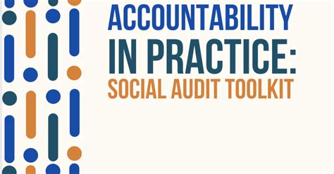 Social Audit Toolkit Transparency Maldives