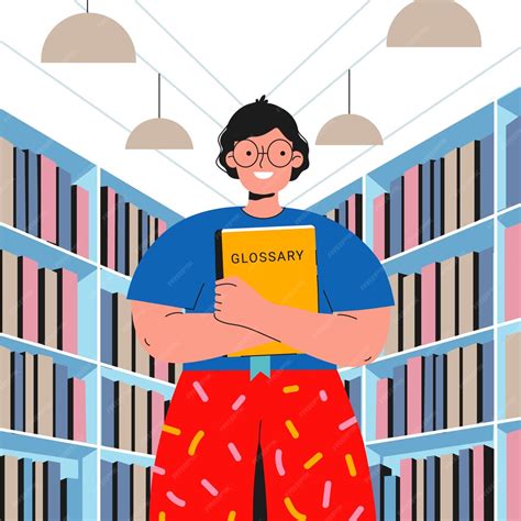 Ilustración De Glosario Dibujado A Mano Vector Gratis