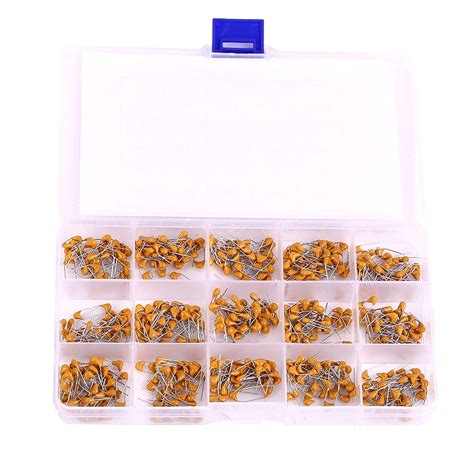Buy 600pcs Monolithic Capacitor 15 Type Values Ceramic Capacitor