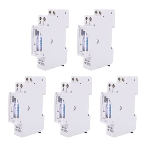 5X SUL180A 15 Minutes Mechanical Timer 24 Hours Programmable Din Rail Timer Time Switch Lazada